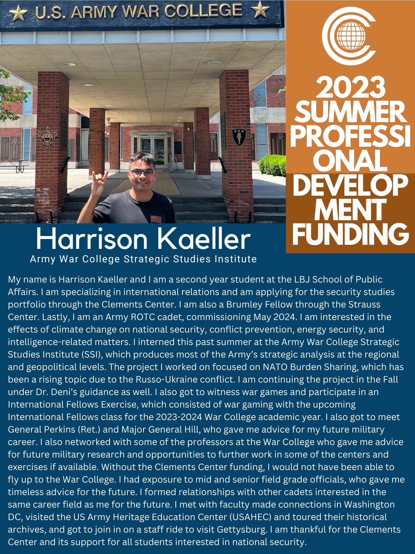 Harrison Kaeller - Clements Center for National Security