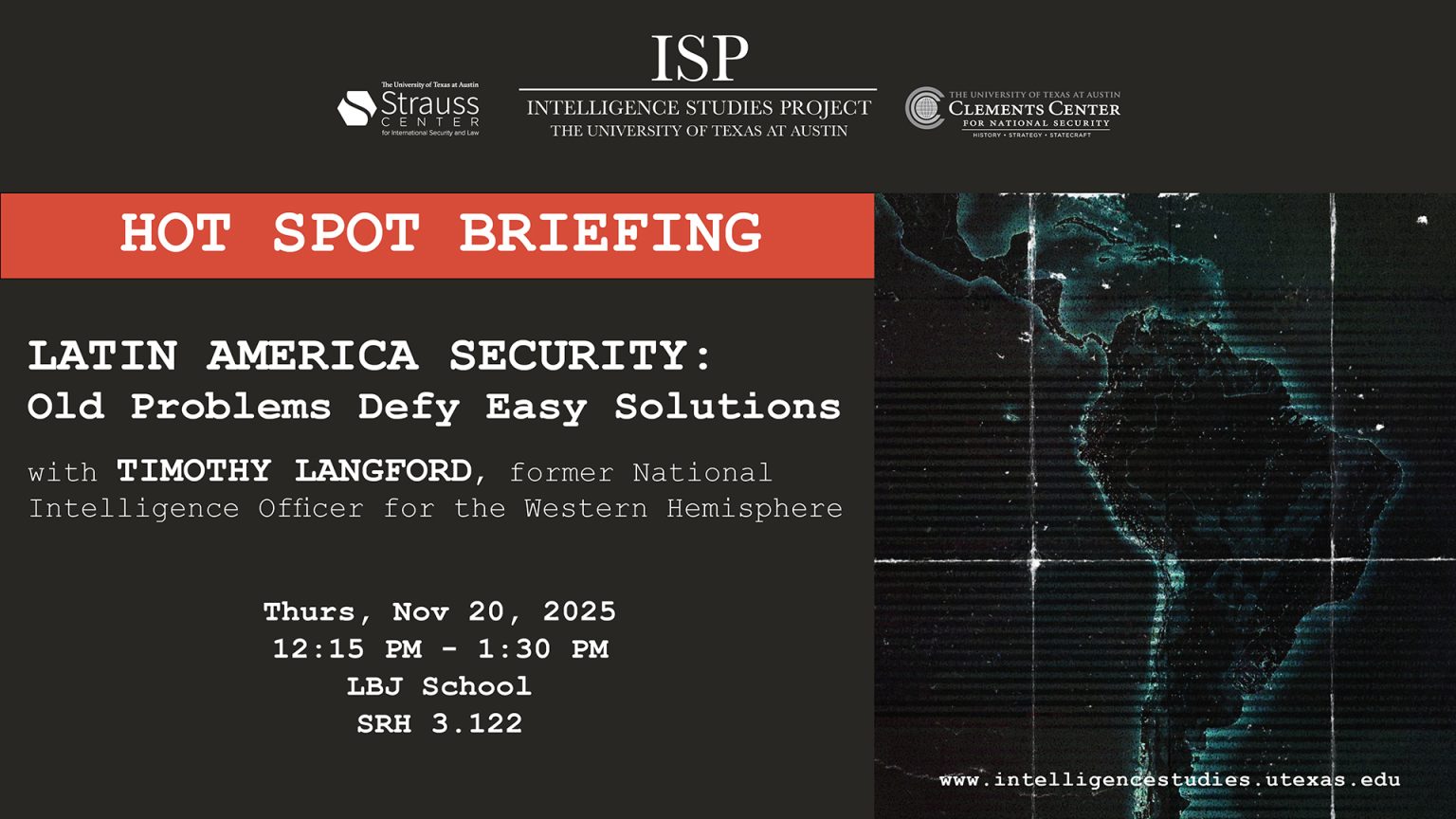HOT SPOT BRIEFING – Latin America Security: Old Problems Defy Easy ...